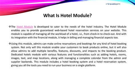 Image result for Hotel Management Module