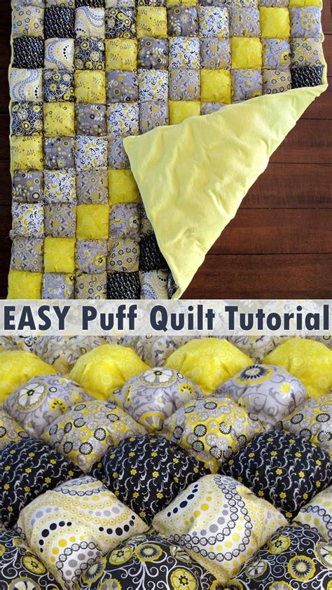 Image result for Puff Quilt Tutorial for Beginners