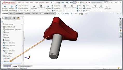 Image result for SolidWorks Loft Example