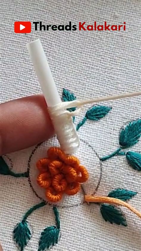 Image result for Hand Embroidery Flower Design Tutorial