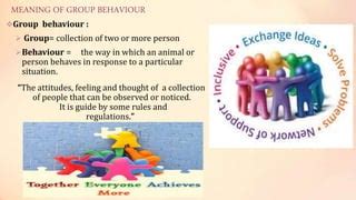 Image result for Function of Group Behaviour