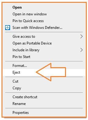 Image result for Cannot Format Eject USB