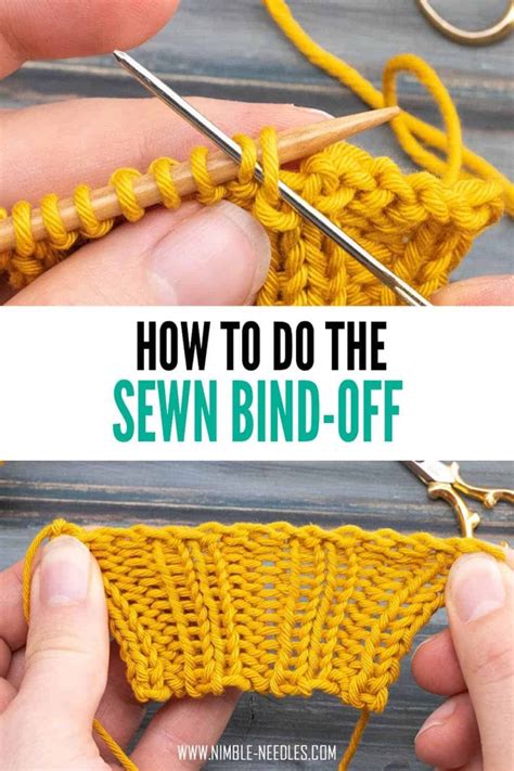 Image result for Sewn Bind Off Method