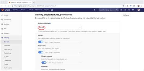 Image result for GitLab Project Settings