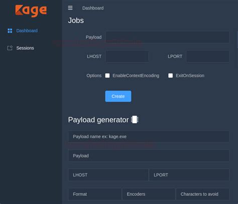 Image result for Kage Metasploit Linux