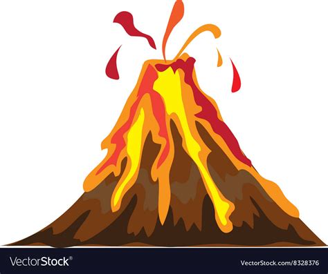 Image result for Volcano Vector