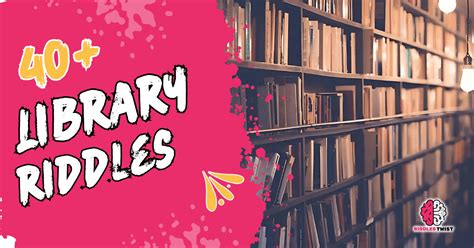 Image result for Library Riddles