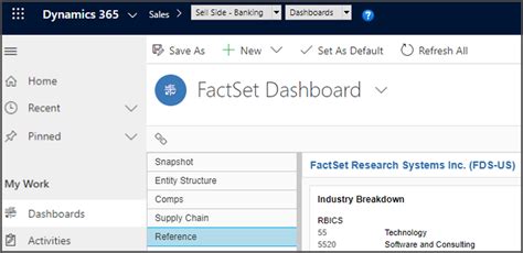 Image result for FactSet Interface