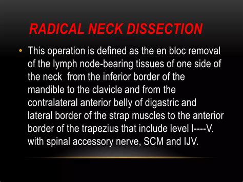 Image result for Types of Neck Dissection
