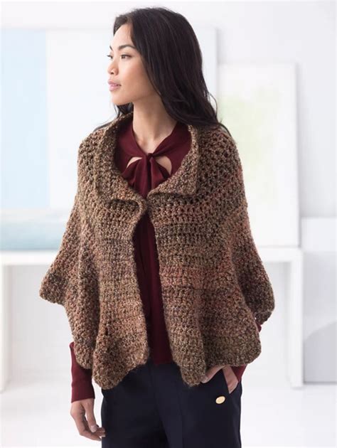 Image result for One-Button Crochet Wrap Pattern
