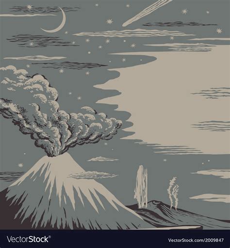 Image result for Volcano Vector