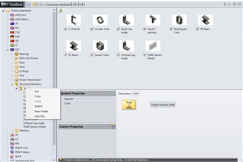 Image result for SolidWorks Add File to Tool Box