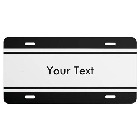 Personalized License Plates | Zazzle