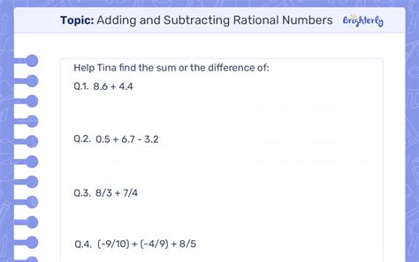 Image result for Add and Subtract Rational Numbers Using a Number Line
