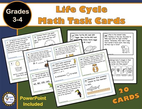 Image result for 3rd Grade Science Task Cards