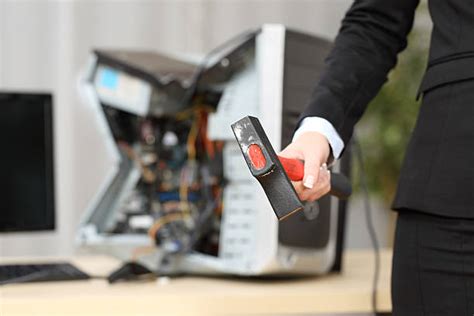 Image result for Smashing a Expensive Computer