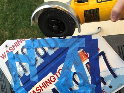 Image result for How to Make a License Plate Sign