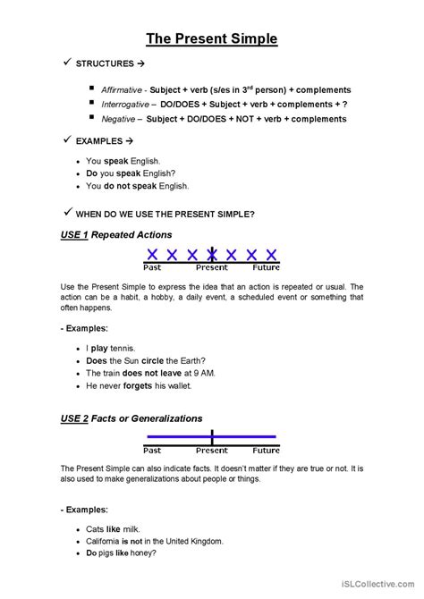 Image result for ESL Present Simple Explanation