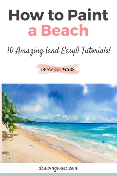 Image result for Tutorials Easy Beach Paintings