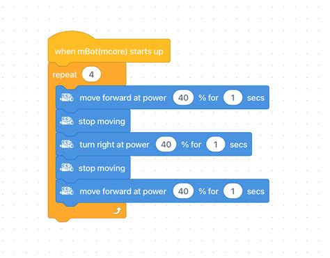 Image result for Mbot Code Infinity Loop
