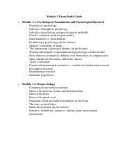 Image result for Study Guide for Module 1