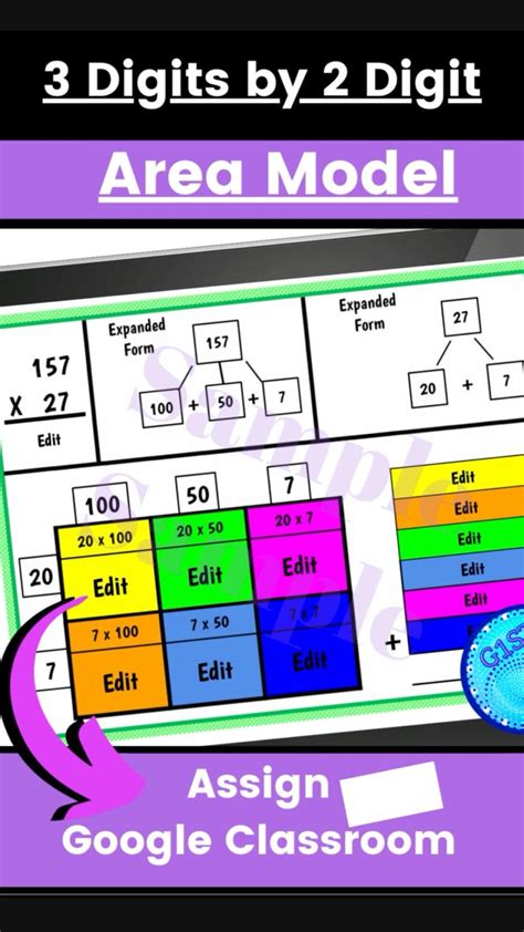 Image result for 2-Digit Multiplication Area Model