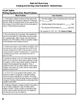 Image result for Creating Equations From Word Problems