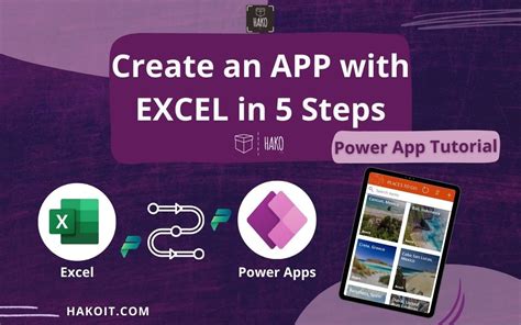 Image result for Tutorial Power Apps with Excel
