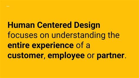 Human-Centered Design Methods & Tools | PPT
