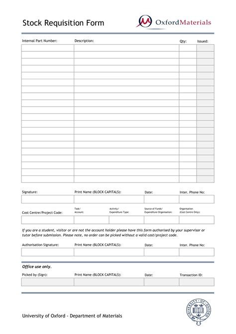 Image result for Blank Printable Requisition Form