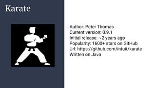 Image result for Karate Automation Framework Tutorial