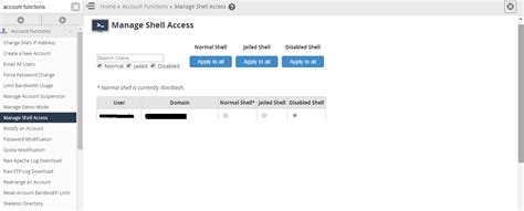 Image result for cPanel Shell Access