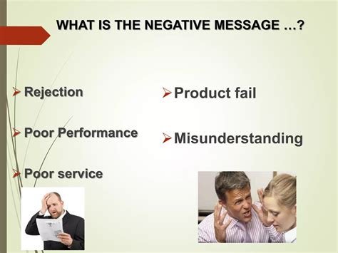 Image result for Example of a Good Effective Negative Message