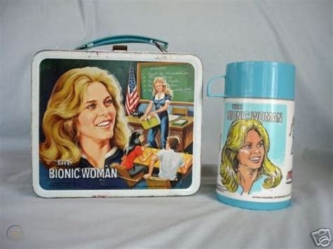 Image result for Bionic Woman Lunch Box