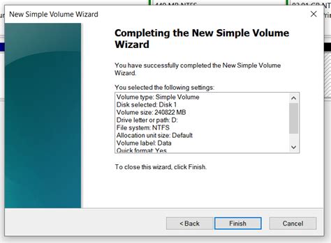 Image result for New Simple Volume Wizard Format Partition
