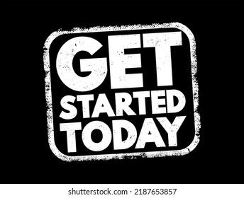 Image result for Getting Started Text