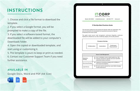 Image result for Best Practices Guide Template
