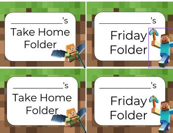 Image result for Minecraft Folder Design