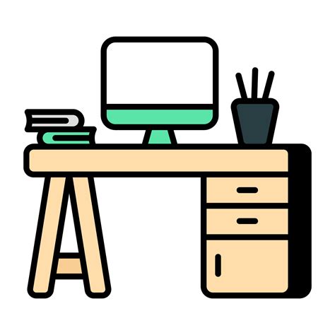 Image result for Computer Table Icon Top View