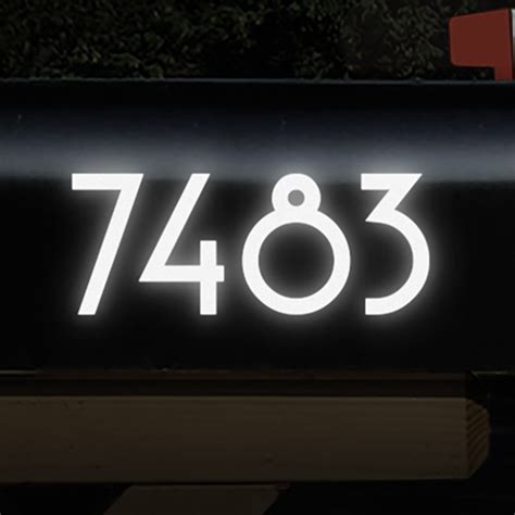 Image result for Reflective Mailbox Numbers