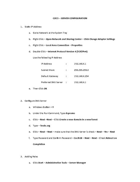 Image result for Coc3 Set Up Computer Server