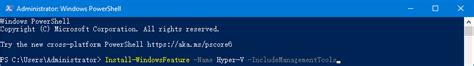 Image result for Enable Hyper-V PowerShell
