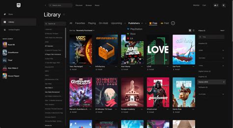 Image result for Epic Games Store Library
