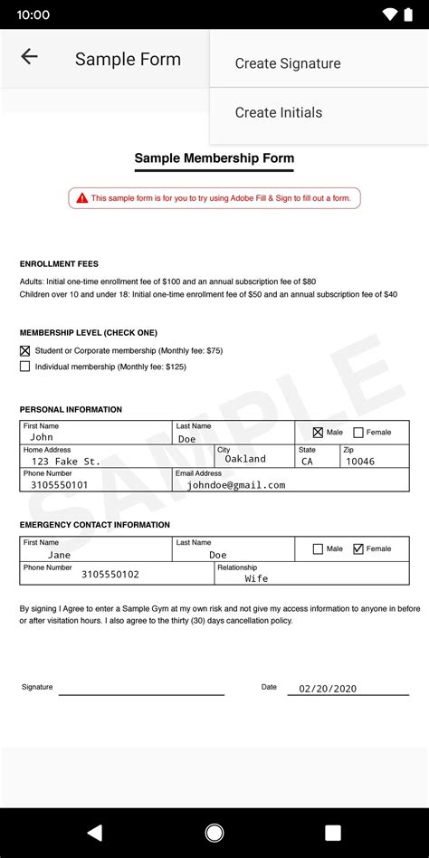Image result for Adobe Fill and Sign Android