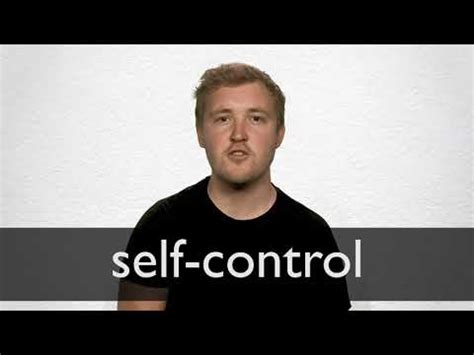 Image result for Self-Control Definition