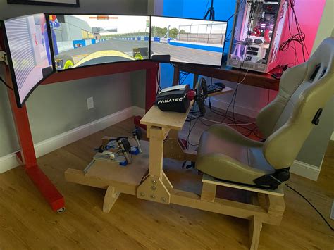Image result for Sim Racing DIY PVC Triple Monitor Stand