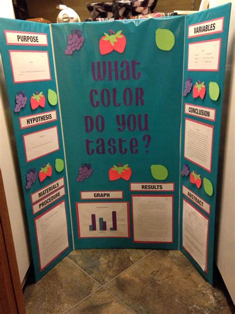 Image result for Taste Science Fair Project