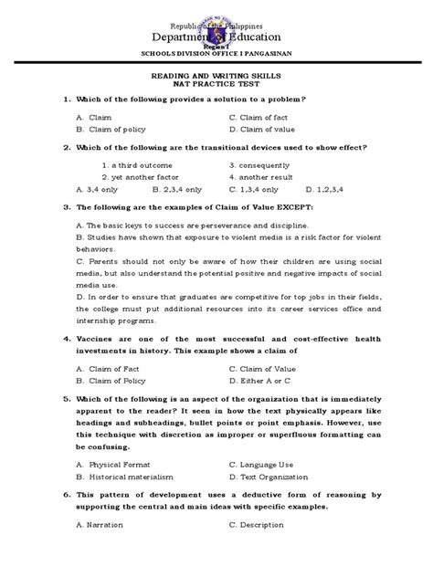 Image result for Reading Test Practice