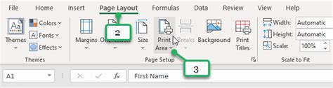 Image result for Excel Create Print Area