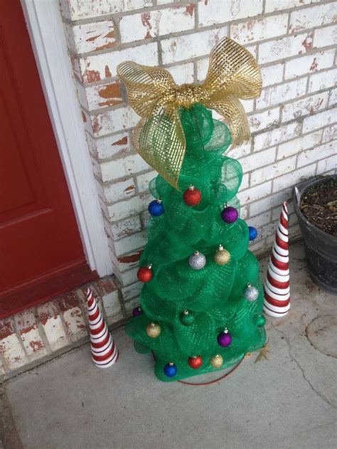 Image result for Deco Mesh Tree Tutorial